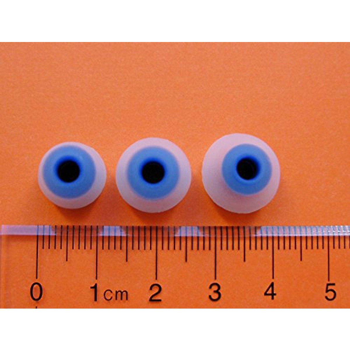 12pcs (CL-BL)- S/M/L Replacement Set Earbuds Eartips Compatible with Plantronics Backbeat Go 3 Wireless in Ear Earphones Headphones