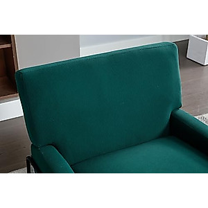 Dsnyu Velvet Accent Chair, Arm Chair Modern Comfy Home Furniture for Living Room 27.95" L X 30.51" W X 29.13" H