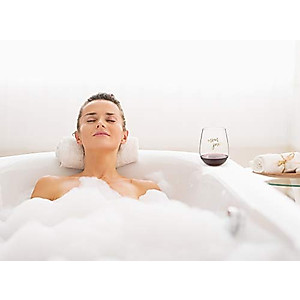 Mom Wine Glass - Mother's Day - Mom Juice, Because Mommin Ain’t Easy - Unbreakable Plastic Wine Glass - Mother’s Day Gifts - Gift for Mom to be - Cute Funny Wine Glass - New Mom Gift