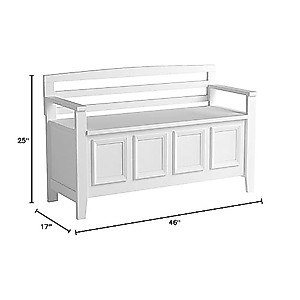 Linon Laredo Storage Bench