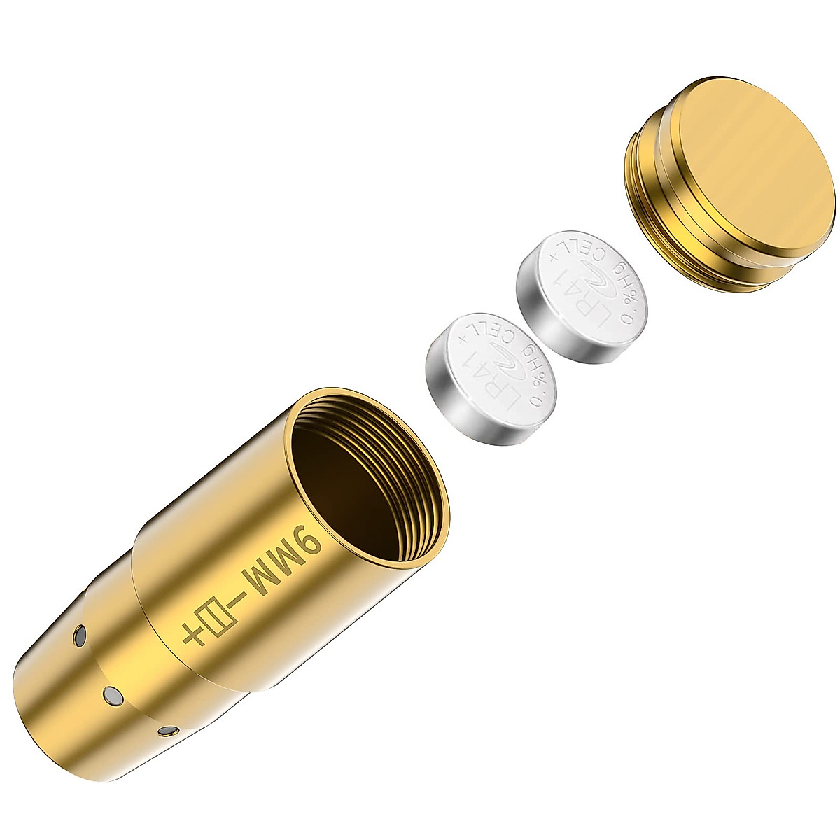 Tipfun 9mm Bore Sight Cal Red Dot Boresighter Rem Gauge Laser Sight with 3 Sets of Batteries