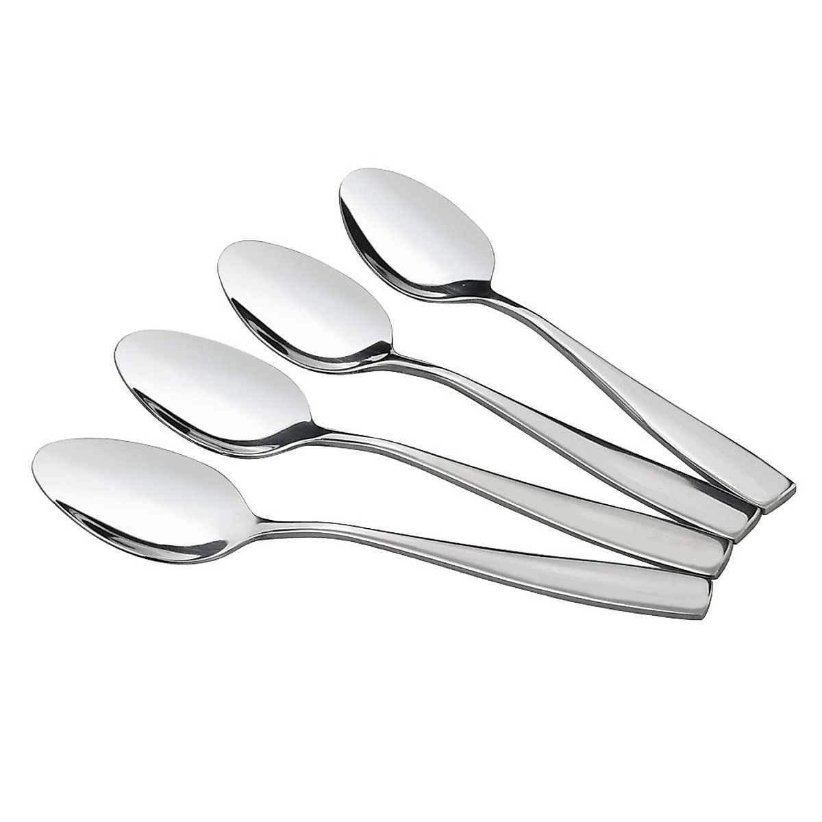HOMMP 16-Piece Stainless Steel Dessert Spoons