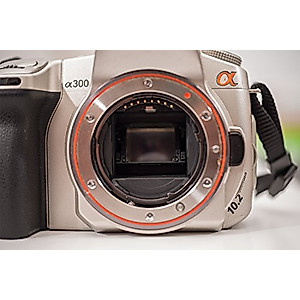 Sony Alpha DSLR-A300N 10.2MP Digital SLR Camera (Gold) Body Only (Renewed)