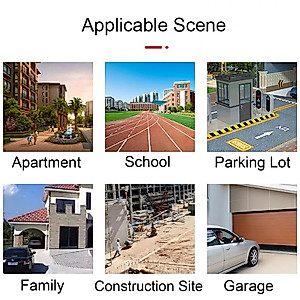 FQMYLTYN 12inch LED Solar Traffic Light, Yellow Flashing Light, IP65 Waterproof PC Housing Industrial LED Traffic Stop Light with Solar Panel, for Roads, Toll Booths (Size : 400mm)