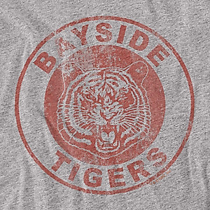 Trevco Men's Saved by The Bell Short Sleeve T-Shirt, Heather, Small