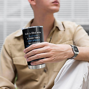 Qatdey Gifts for Son Tumbler 20oz, Son Gifts from Mom/Dad, Birthday Gifts for Son Cup, Gifts for Grown Son on Wedding Day, To My Son Gift Ideas, Christmas Graduation Gifts for Son 1PC