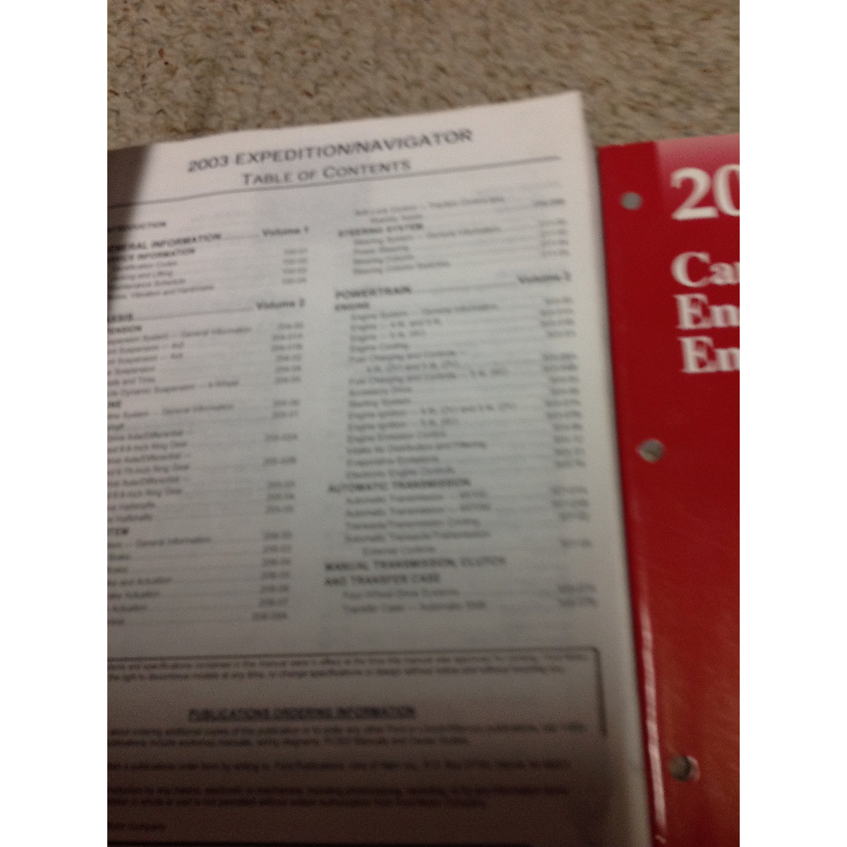 2003 OEM FORD EXPEDITION & LINCOLN NAVIGATOR Shop Repair Service Manual Set W Transmission & Wiring Bk