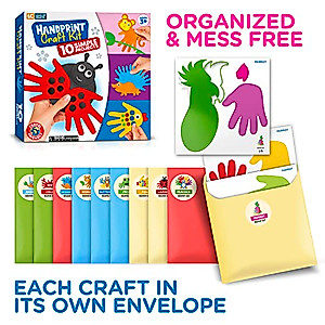 Arts and Craft Kit for Toddlers and Preschoolers, Easy Crafts for Kids Ages 3-5 – Animal Craft Set Includes Supplies and Instructions