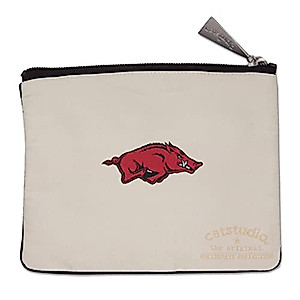 Catstudio University of Arkansas Collegiate Zipper Pouch Purse | Holds Your Phone, Coins, Pencils, Makeup, Dog Treats, & Tech Tools