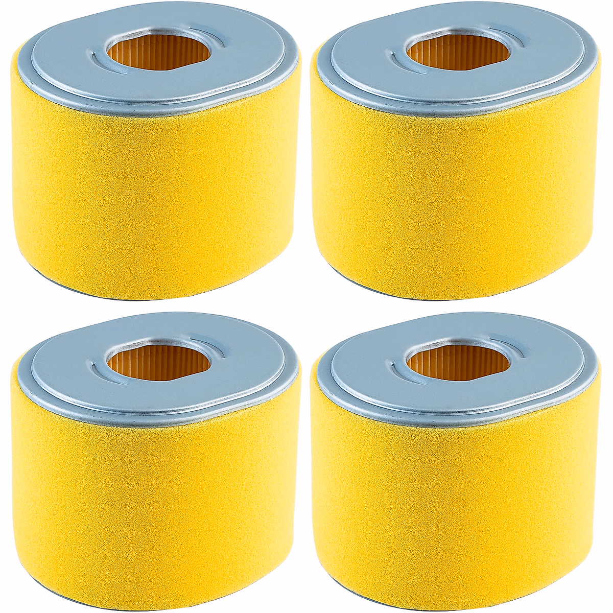 BlueStars AFZE30 GX390 GX340 Air Filter Replacement Part - Exact Fit For Honda GX340 GX390 GX 390 GX 340 11HP 13HP Engines - Replaces 17210-ZE3-505 17210-ZE3-010 Air Filter - PACK OF 4