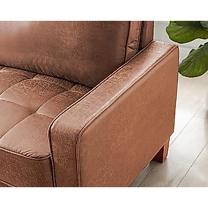 High Elastic Sponge Two-seat Sofa(Earth Yellow)