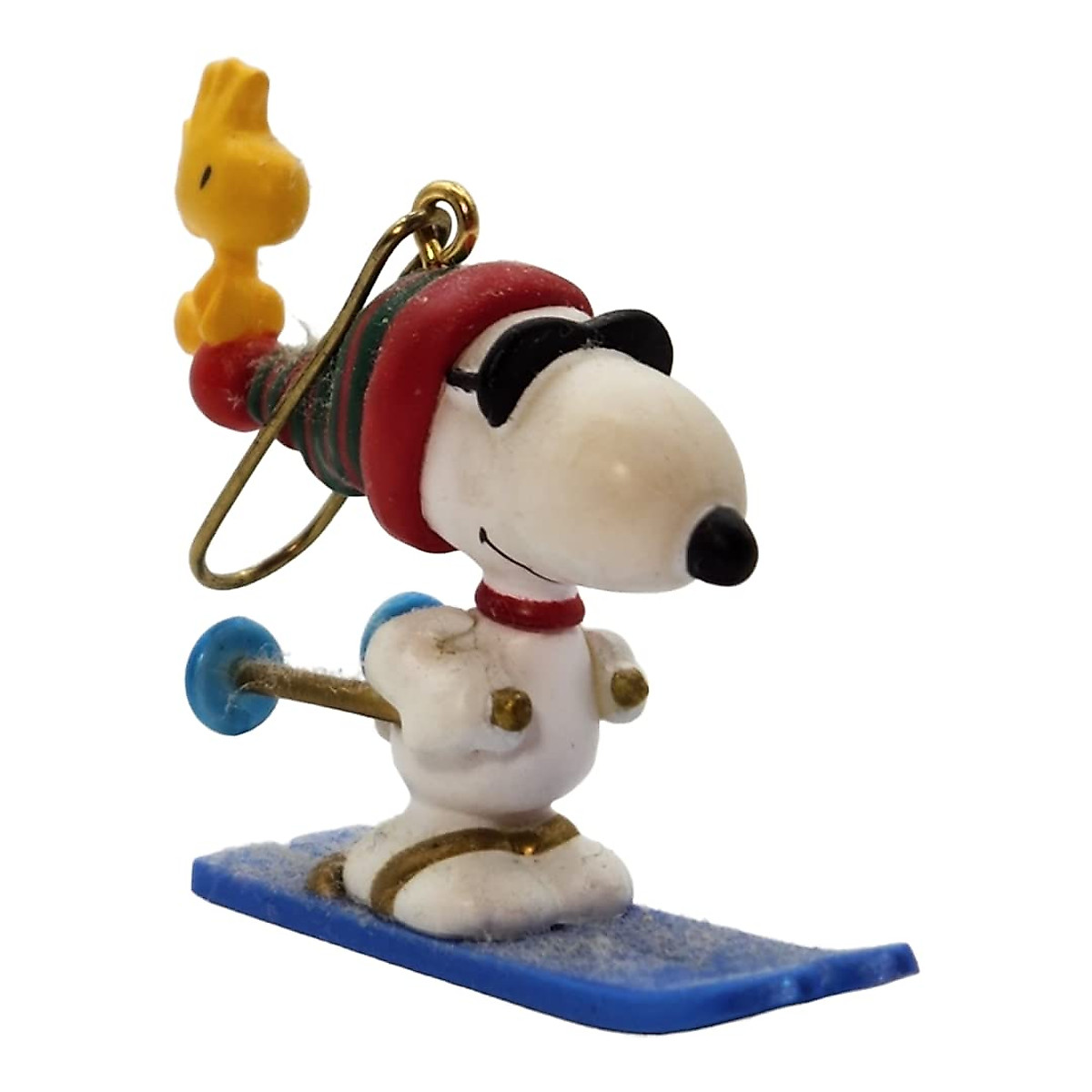 1999 Hallmark Keepsake Miniature Ornament Winter Fun With Snoopy Collector's Series