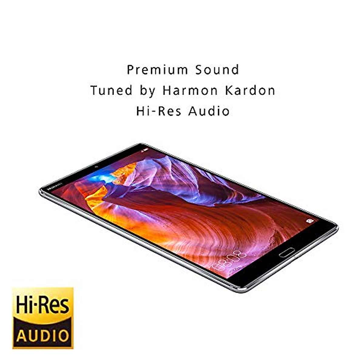 Huawei MediaPad M5 Tablet with 8.4" 2.5D Display, Octa Core, Quick Charge, Dual Harman Kardon-Tuned Speakers, WiFi Only, 4Gb+64Gb, Space Gray (US Warranty)