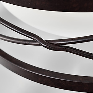 Nuvo Lighting Two Light Semi Flush Mount, 14"W x 8.25"H, Bronze/Dark