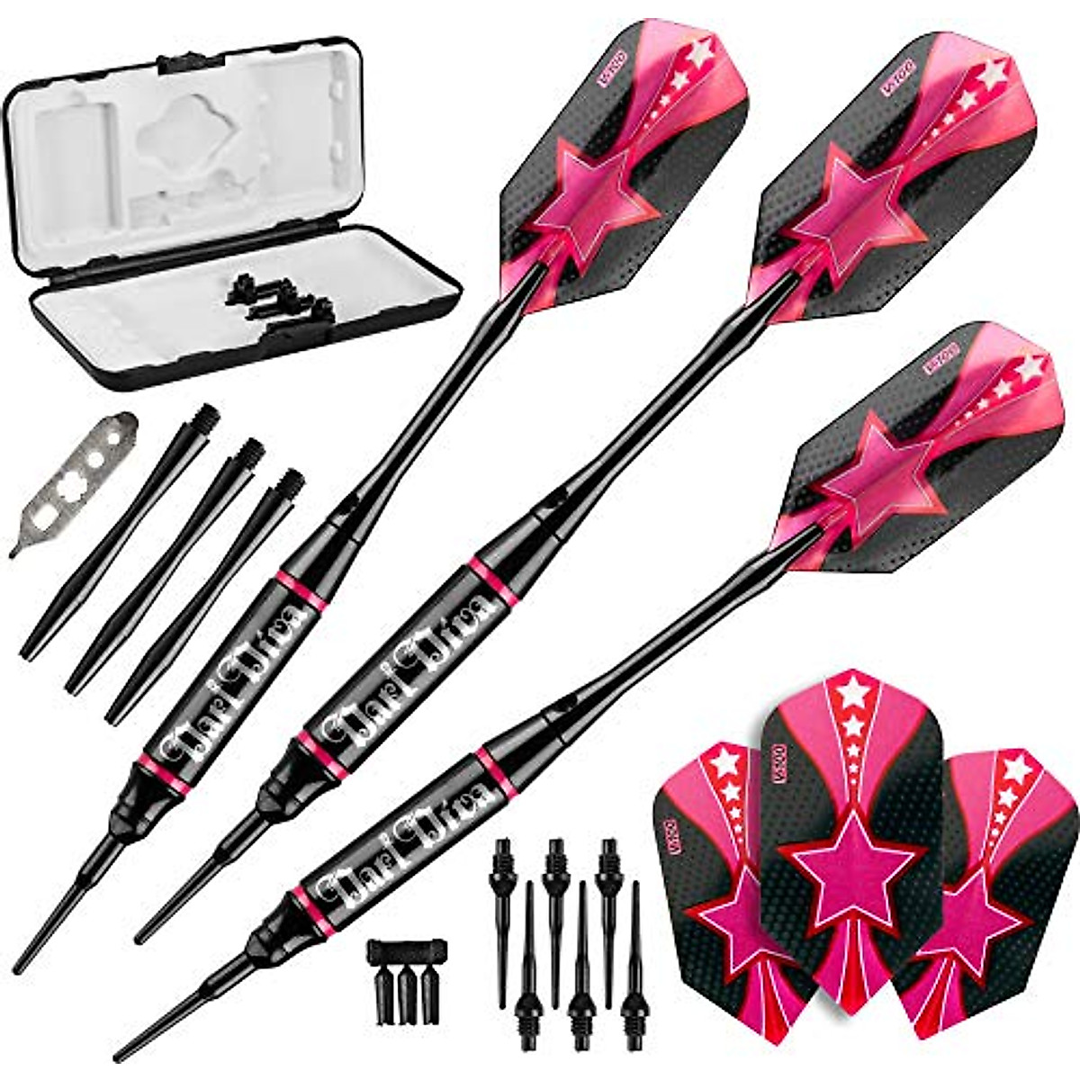 Viper Vanity Soft Tip Darts with Storage/Travel Case: Dart Diva, 16 Grams