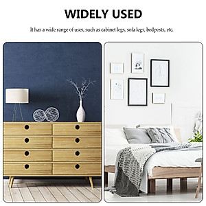 VILLCASE 5 Sets Bed Three Hole Nut Sofa Feet Nut Docking Kit Bed Column Screw Nut Lock Connector for Bed Column Furniture Parts Bed Column Screws Kit Bedpost Connect Screw Kit Iron Splint