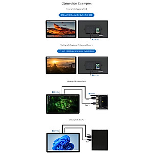 XYGStudy 21.5inch Capacitive HDMI Touch Monitor with 1080×1920 Full HD Screen Panel Hi-Fi Speaker 10-Point Touch Monitor Supports Raspberry Pi Jetson Nano PC (21.5inch FHD Monitor)