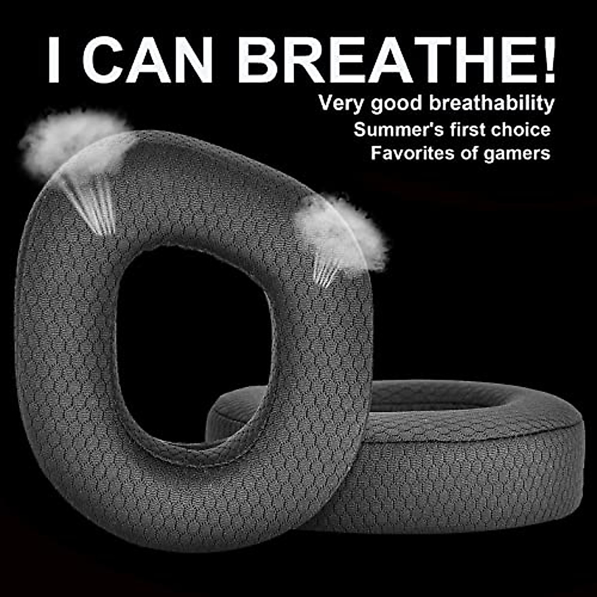 700 Gen 2 Earpads Replacement EarPads Ear Cushion Cover Compatible with Turtle Beach Stealth 700 Gen 2 Wireless Gaming Headset (Black Fabric)