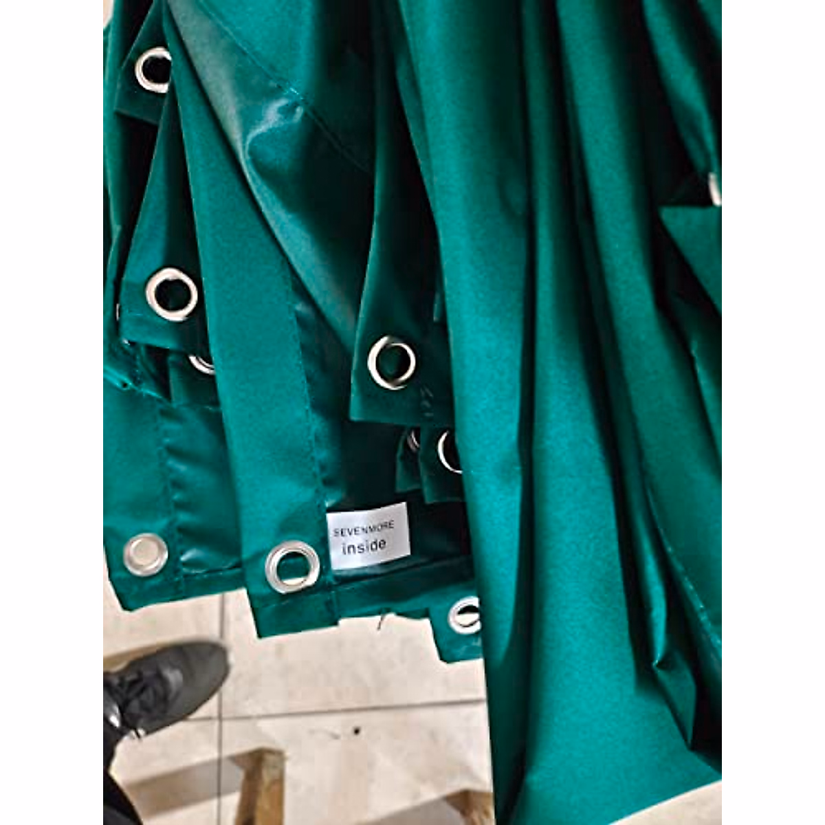 Sevenmore Playground Replacement Canopy, 43" x 90" Outdoor Swingset Shade Kids Playground Roof Canopy Waterproof Cover Snow Proof Tent Replacement Tarp Sunshade (Green-43 90")