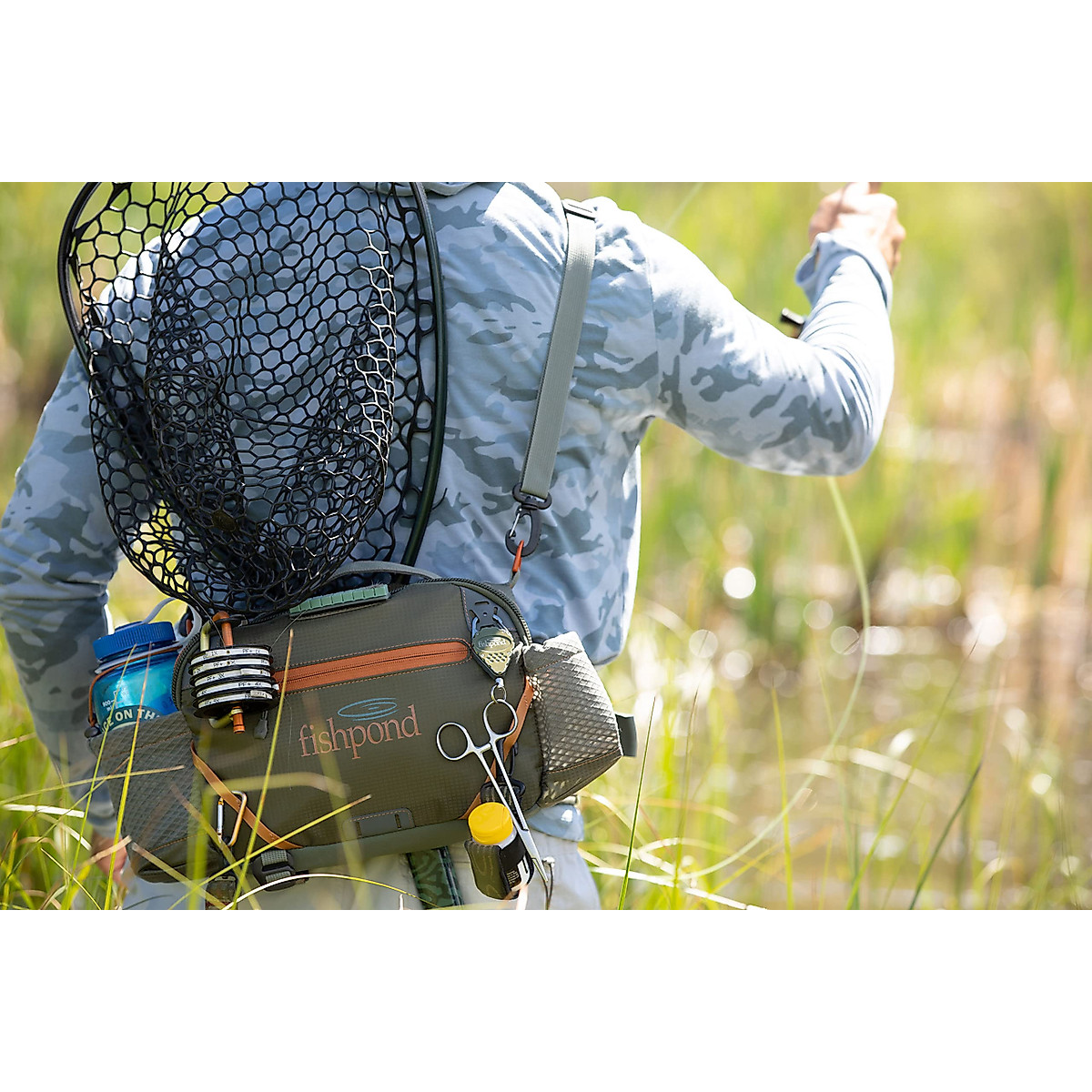 fishpond Elkhorn Lumbar Pack Fly Fishing Waist Pack (Pebble)