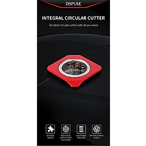 DSPIAE Integral Rotary Integral Circular Cutter (1-50mm) Circle for Gundam Hobby Model Craft Military Miniature Kit (1)
