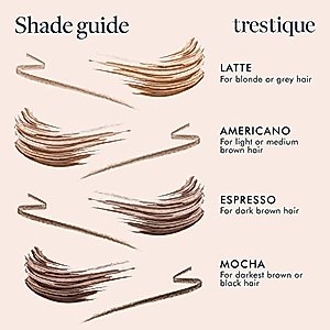 trestique Brow Pencil And Gel, Refillable Eye Brow Pencil With Built-In Brow Gel, Clean Beauty Eyebrow Pencil And Brow Gel, Sustainable 2-In-1 Brow Pencil And Brow Gel