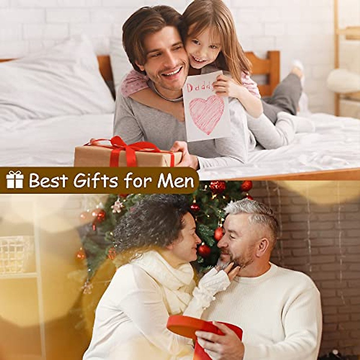 2 PACK Beard Apron Bib for Men, Stocking Stuffers Christmas Gifts for Men, Beard Shaving Catcher Apron Non-stick Beard Shaving Bib Trimming Grooming Bib kit with 2 Suction Cups (Black+White)