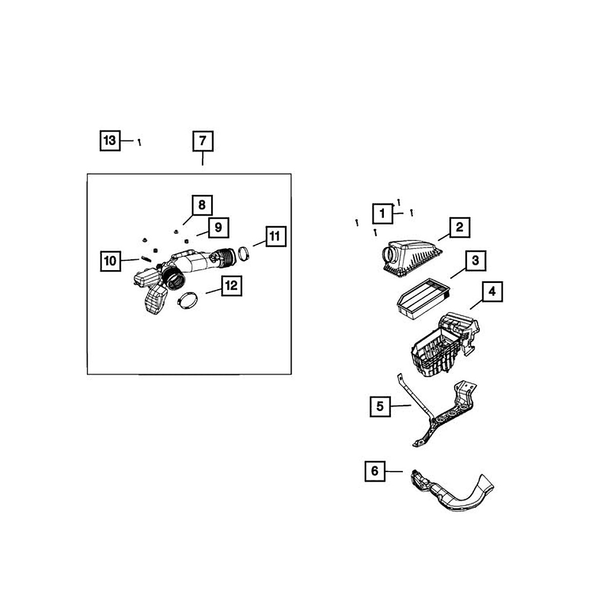 Mopar 68257030AA FILTER AIR