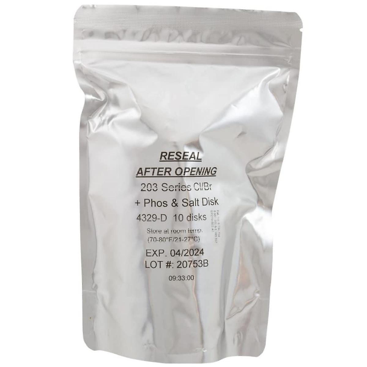 #4329-J Lamotte WaterLink Spin Disks, Chlorine Systems with Phosphate, pkg/100