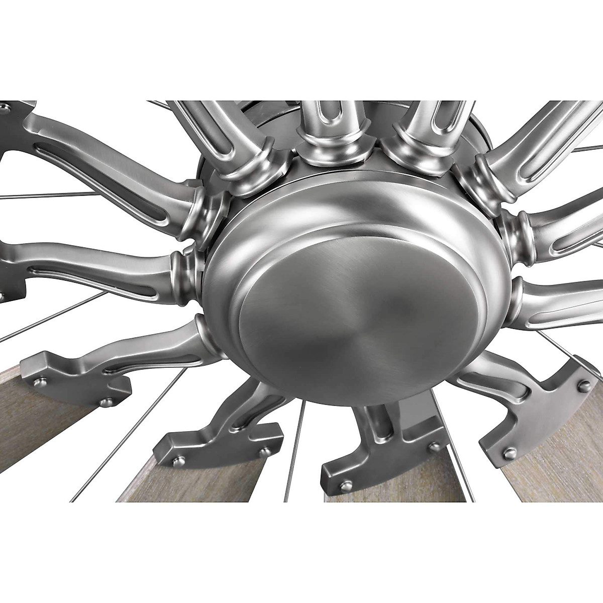 Progress Lighting P250000-081 Springer Ceiling Fans, 60 in, Nickel