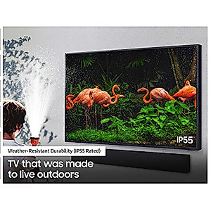SAMSUNG QN65LST9TAFXZA 65 inch The Terrace Full Sun Outdoor QLED 4K Smart TV 2022 Bundle with Premium 2 YR CPS Enhanced Protection Pack