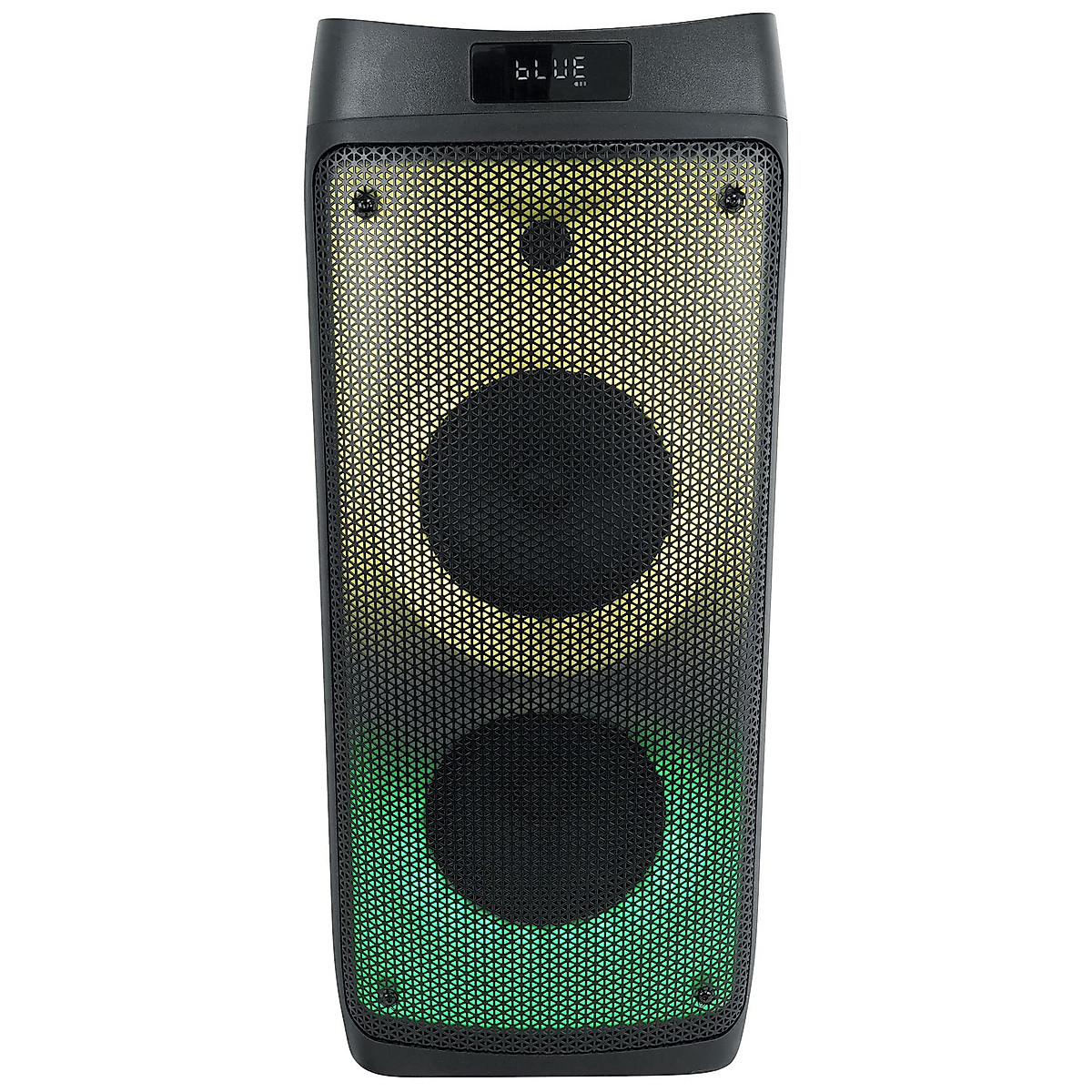 Rockville BASS Party 65 1200w Battery Powered LED Bluetooth Speaker Mic Input, Black