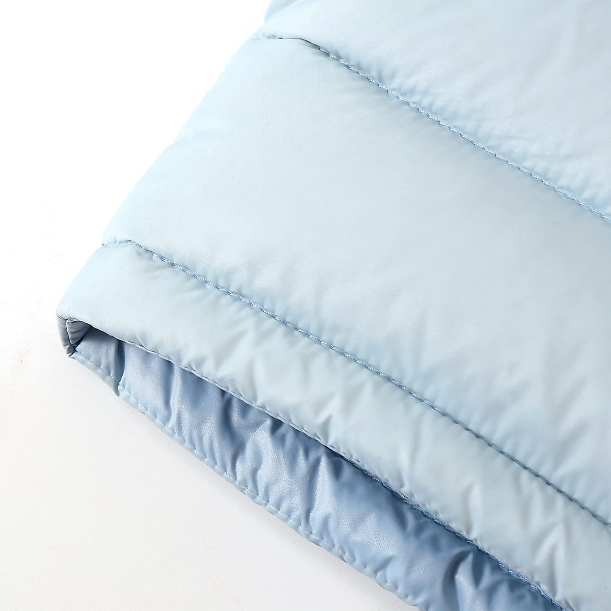 Happy Cherry Boys Girls Winter Vests Coats for Toddler Kids Blue Water-Resistant Winter Sleeveless Jackets Coats Zip Up Warm Cute Breathable Outwear Outfits