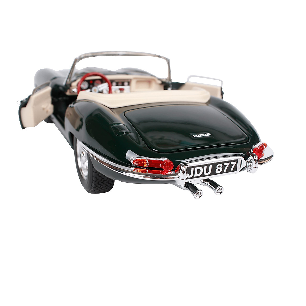 Bburago Jaguar E-Type Cabriolet 1/18 Diecast Model Car 12046 Green