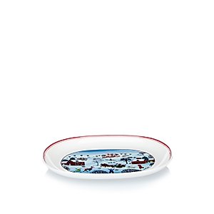 Villeroy & Boch Naif Christmas Pickle Dish, 7.75"