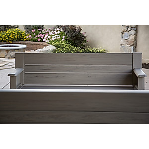 Convert-a-Bench Folding Resin Picnic Table and Bench | Driftwood