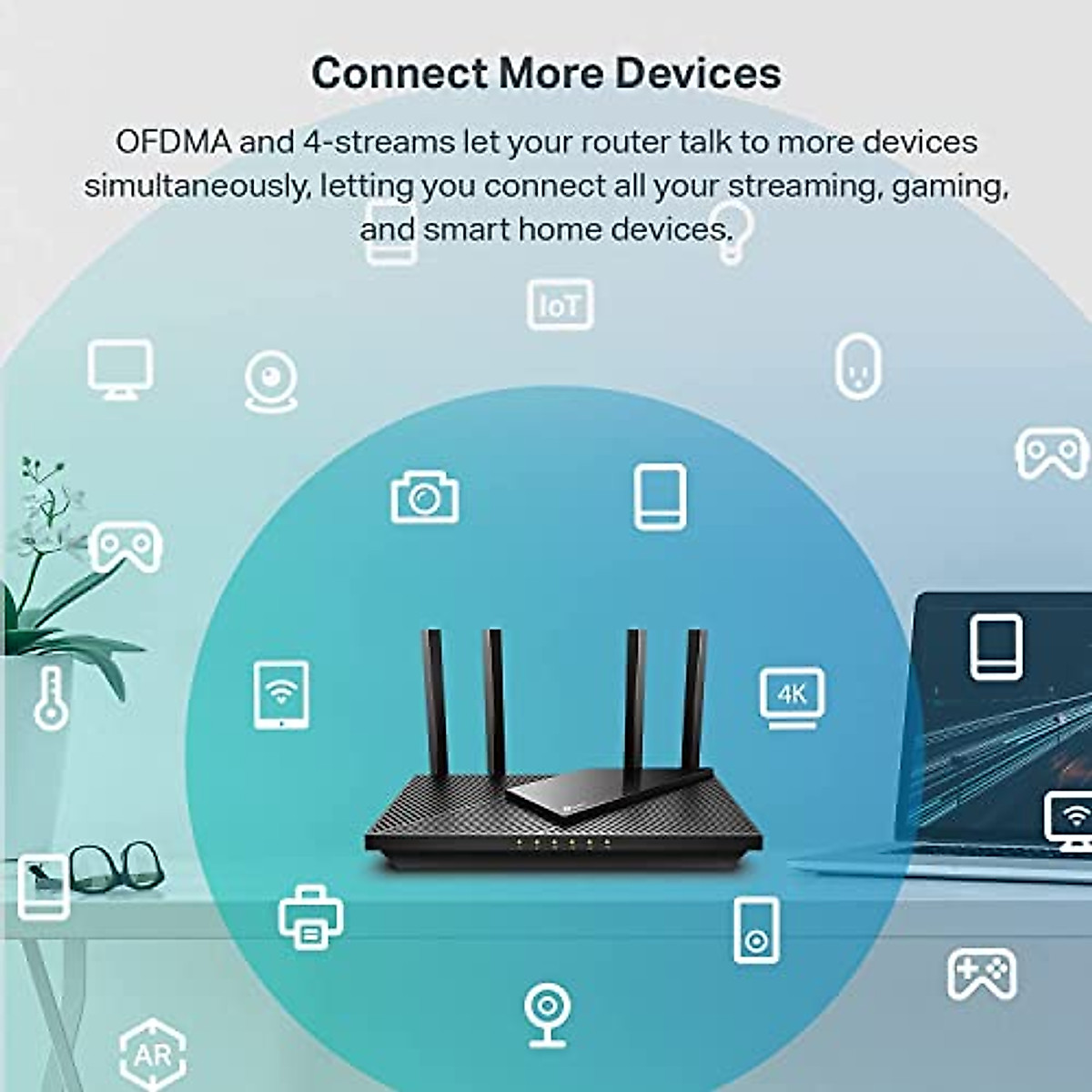 TP-Link AX3000 WiFi 6 Router – 802.11ax Wireless Router, Gigabit, Dual Band Internet Router, VPN Router, OneMesh Compatible (Archer AX55)