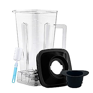 OUDE HOWER 64 OZ Container Blender Pitcher With Blade and Lid Blender Cup Replacement Accessories Fit for Vitamix 5200 5300 A2300 A2500 A3500 VM0101E VM0102 VM0103 VM0158 VM0197