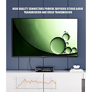 SNLLMZI Av Cable,Camcorder Av Cable, 3.5mm to RCA Camcorder Handycam AV Audio Video Output Cable for TV,Camcorder,Smartphones,MP3, Tablets,Speakers,Home Theater - 5ft