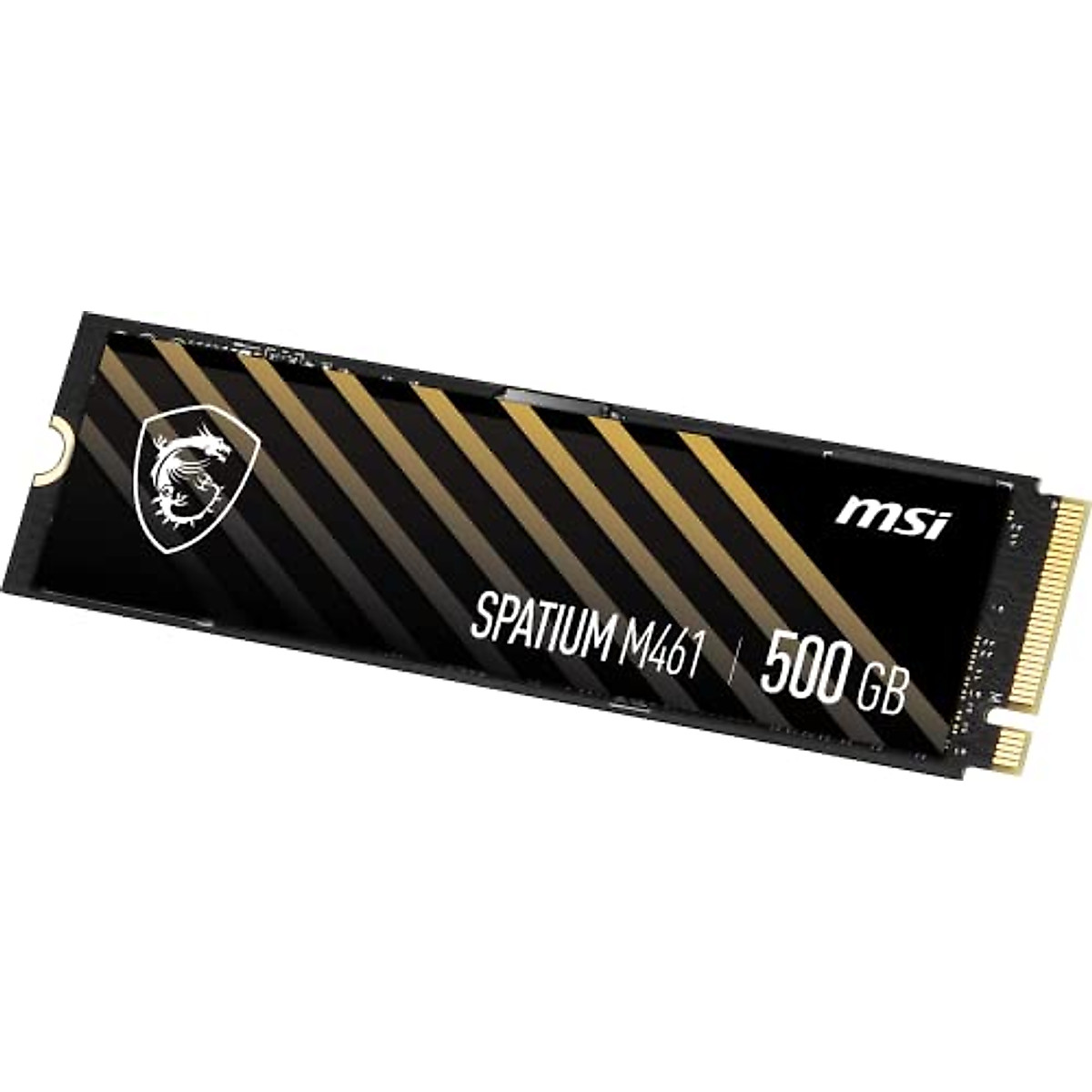 MSI SPATIUM M461 PCIe 4.0 NVMe M.2 500GB Internal SSD PCIe Gen4 NVMe (SPATIUM M461 PCIe 4.0 NVMe M.2 500GB)