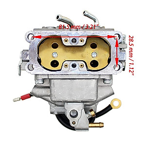 Huayi Carburetor Compatible with Honda 670CC GX670 GX670R GX670U 16100-ZN1-812 16100-ZN1-802 Loncin Lifan 2V78F-2 24HP Twin Cylinder Gasoline Engine