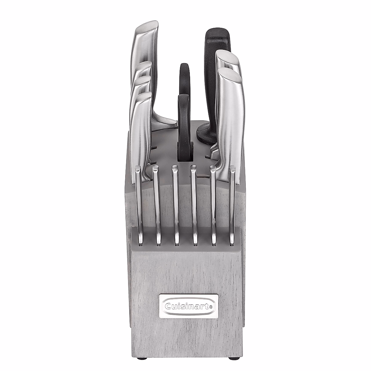 Cuisinart 15PC Ergonomic High-Carbon Stainless Steel Grey Block Set, C77SS-15PGJ