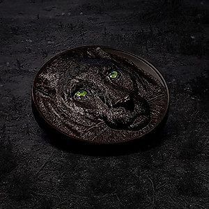 2020 DE Hunters by Night PowerCoin Black Panther 5 Oz Silver Coin 20$ Palau 2020 Proof