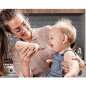 Haakaa Silicone Baby Food Feeding Spoon (Peach)