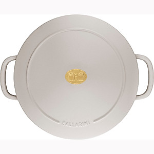 BALLARINI Bellamonte Cast Iron 7.6-qt Round Dutch Oven - Crema White