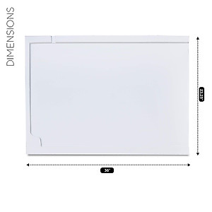 Vance Trimmable Under Sink Tray for Base Cabinets from 39 to 55 inches | Protects Cabinets from Leaks and Spills | Adjustable Spill Guard for Kitchen and Bathroom Sinks