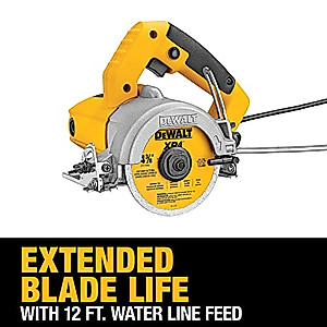 DEWALT Wet Tile Saw, Masonry, 4-3/8-Inch (DWC860W)