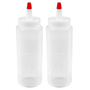 Wilton Mini Squeeze Bottles, 6 oz., 2-Piece, Plastic