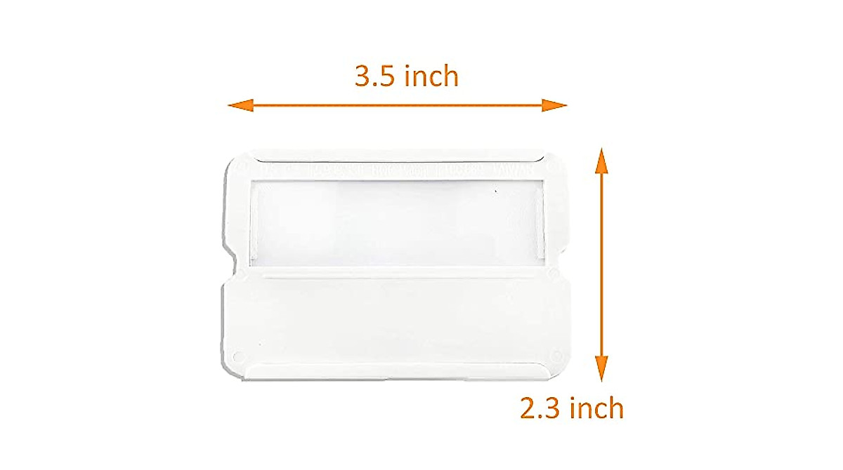 MAGDEPO 3X Magnifier Bookmark Ruler - Compact Reading Aid