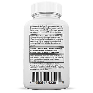 Justified Laboratories Clear Nails Plus Max Pills 40 Billion CFU Probiotic Supports Strong Healthy Hair Skin Nails 60 Capsules